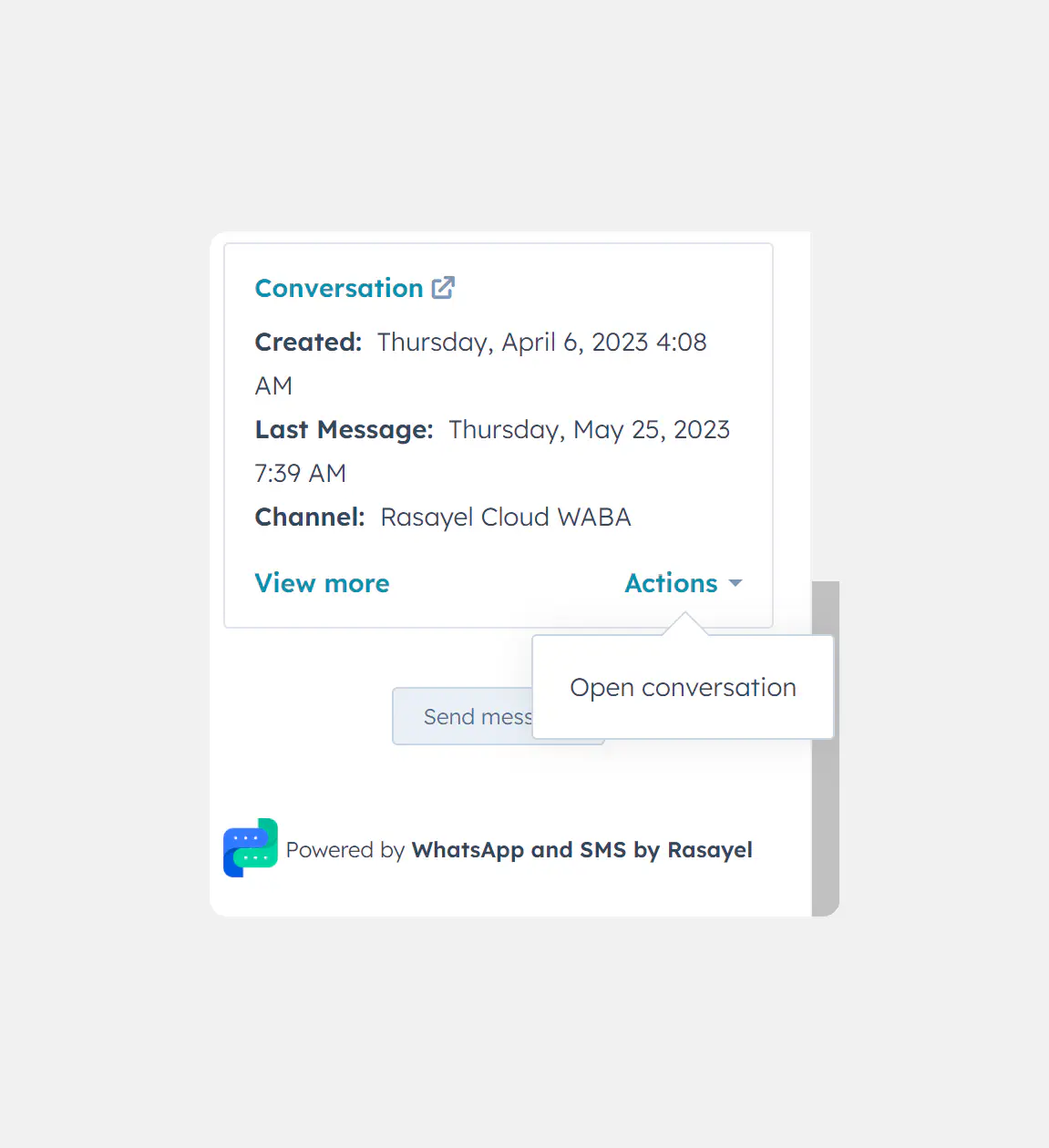 WhatsApp Hubspot Integration by Rasayel: The Complete Guide [2025 ...